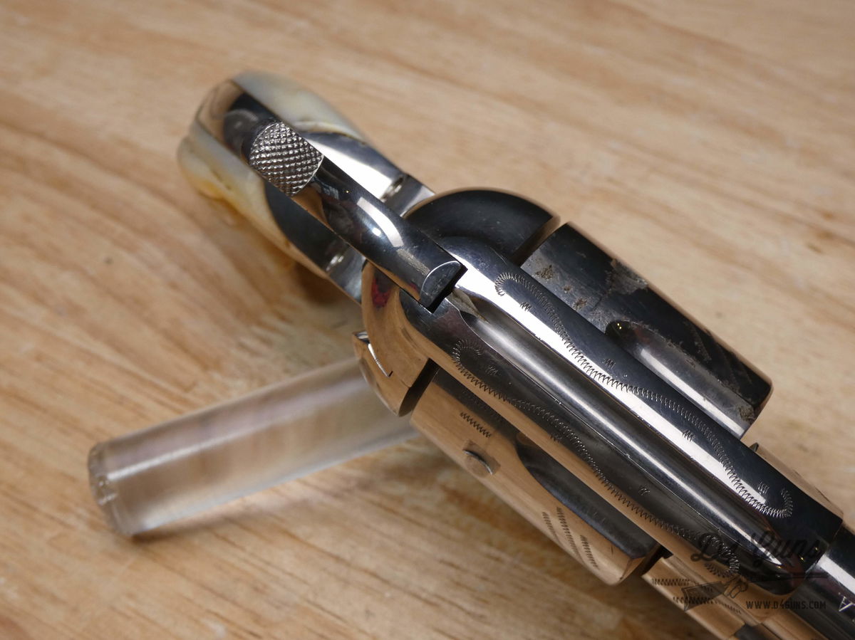 RARE WOLF & KLAR ENGRAVED Colt Single Action Army - .38 WCF - .38-40 ...