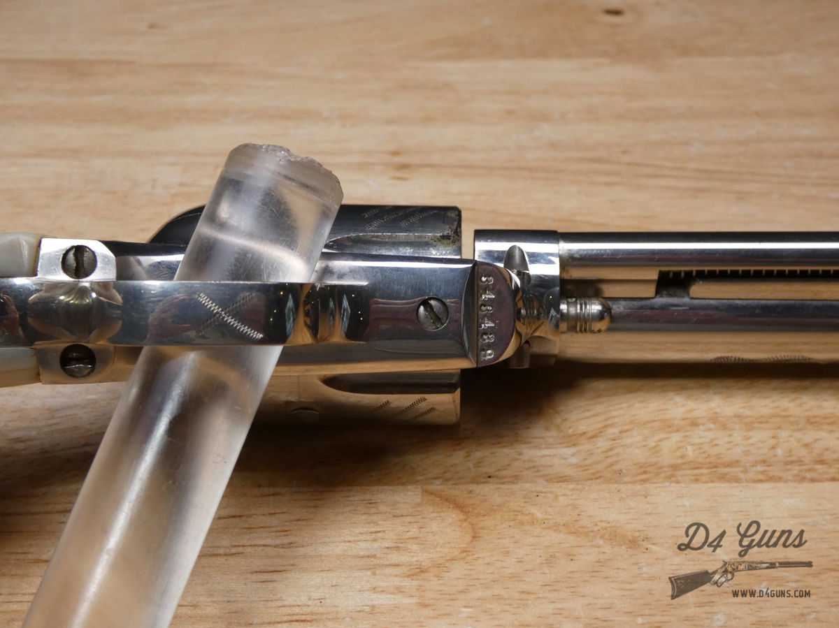 RARE WOLF & KLAR ENGRAVED Colt Single Action Army - .38 WCF - .38-40 ...