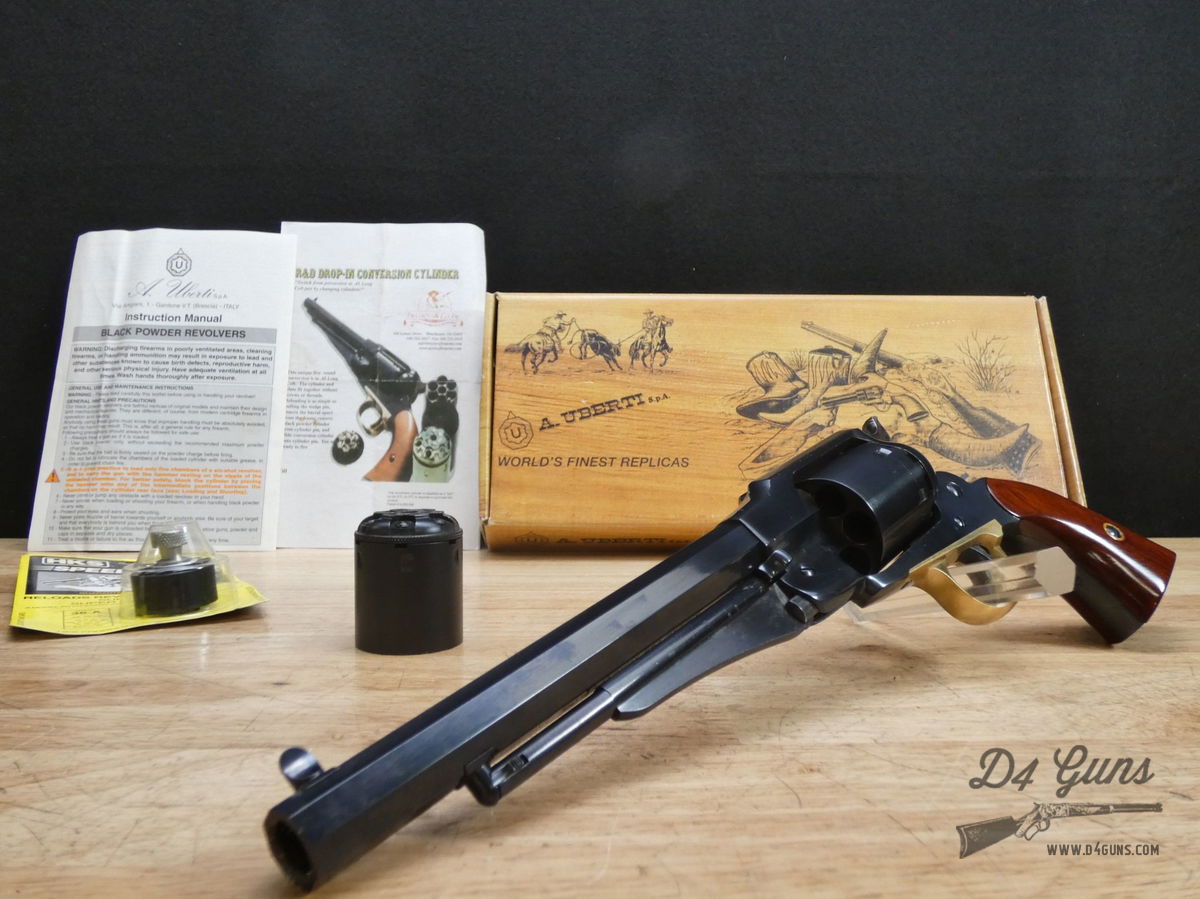 Uberti 1858 Remington - .44 Cal w/ .45 Colt Conversion Cylinder - MFG ...