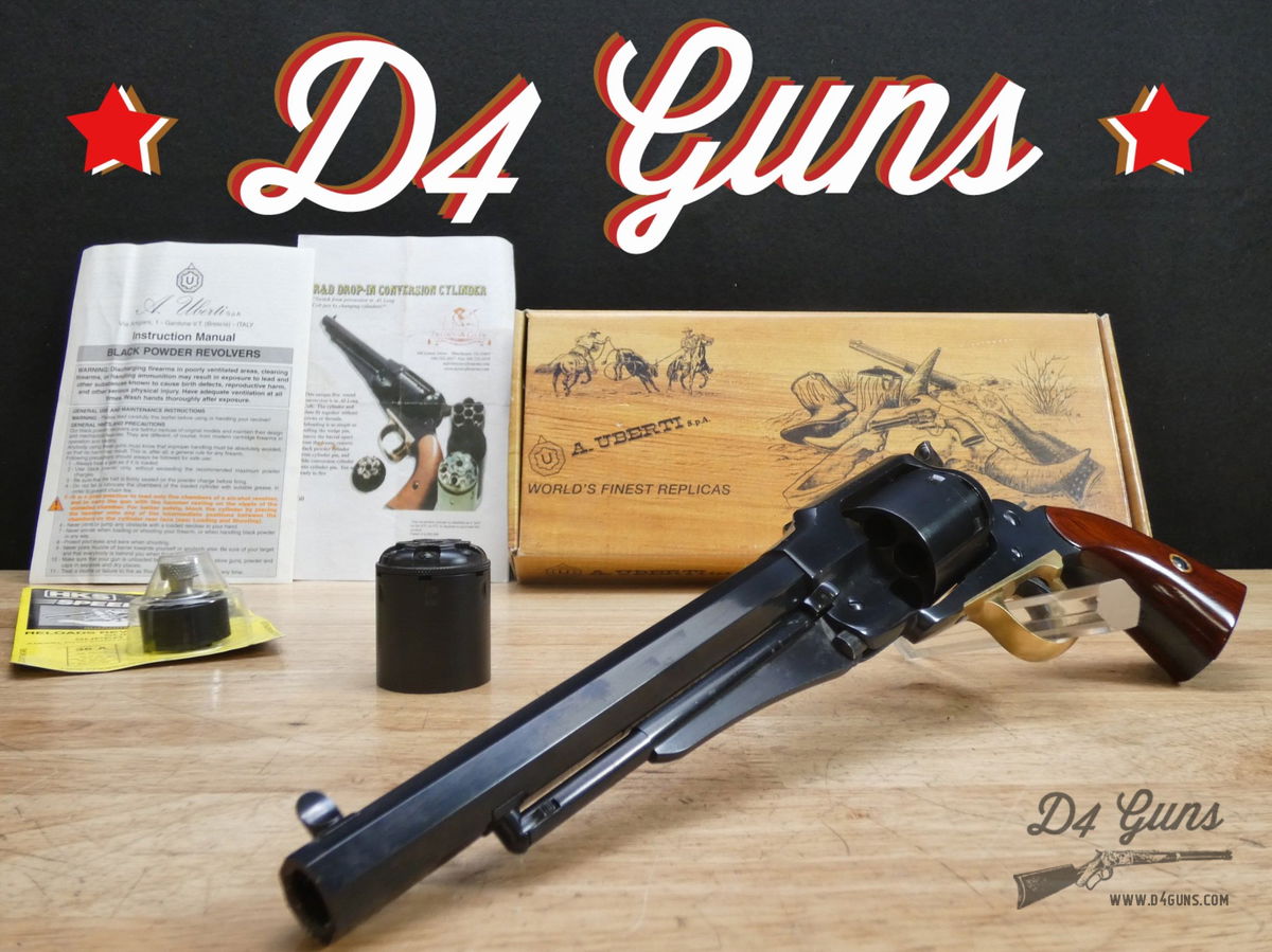 Uberti 1858 Remington - .44 Cal w/ .45 Colt Conversion Cylinder - MFG ...