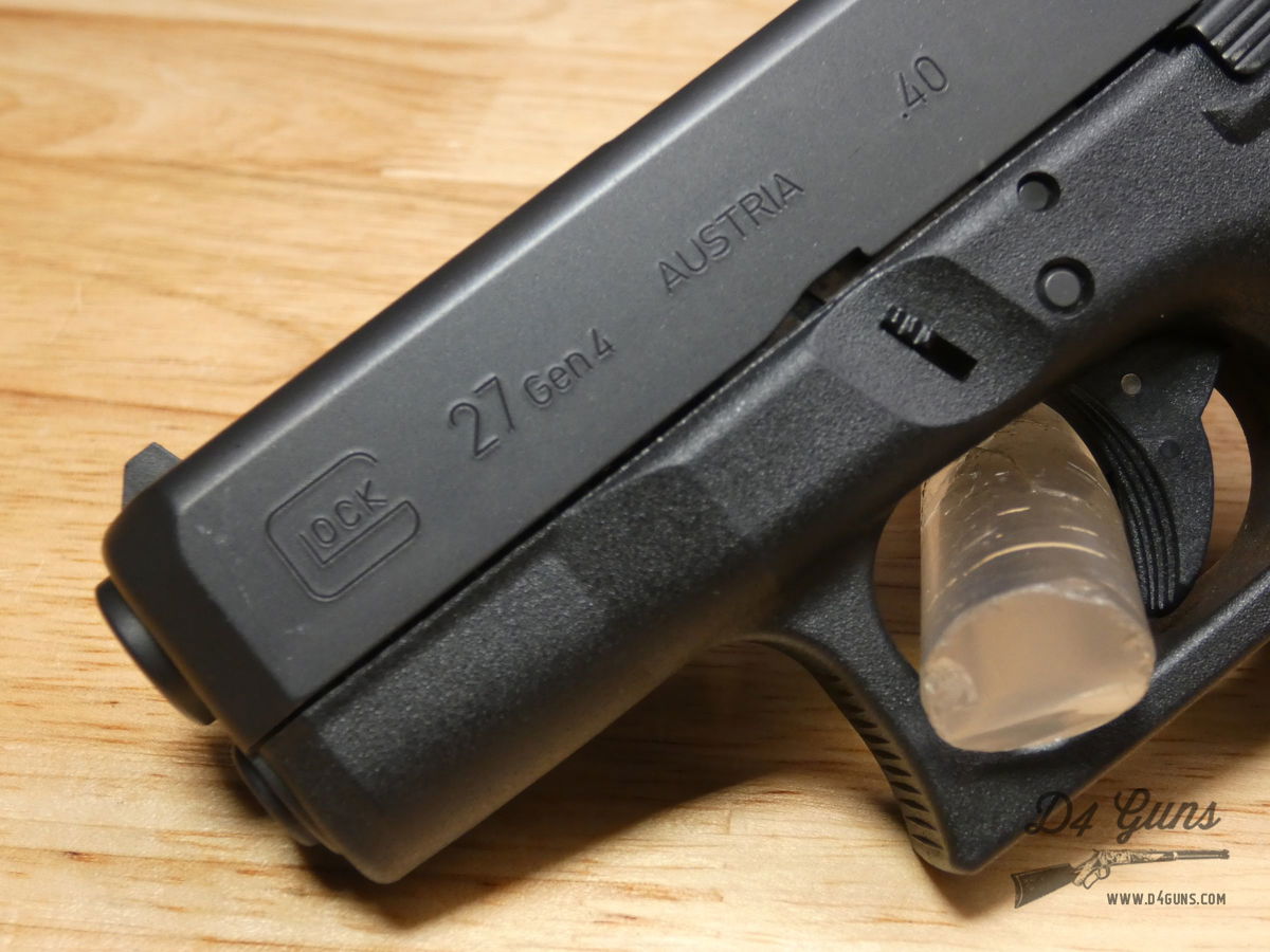 Glock 27 Gen 4 MBS - .40 S&W - G27 - w/ OG Case - Mag - 2014 - Sub ...