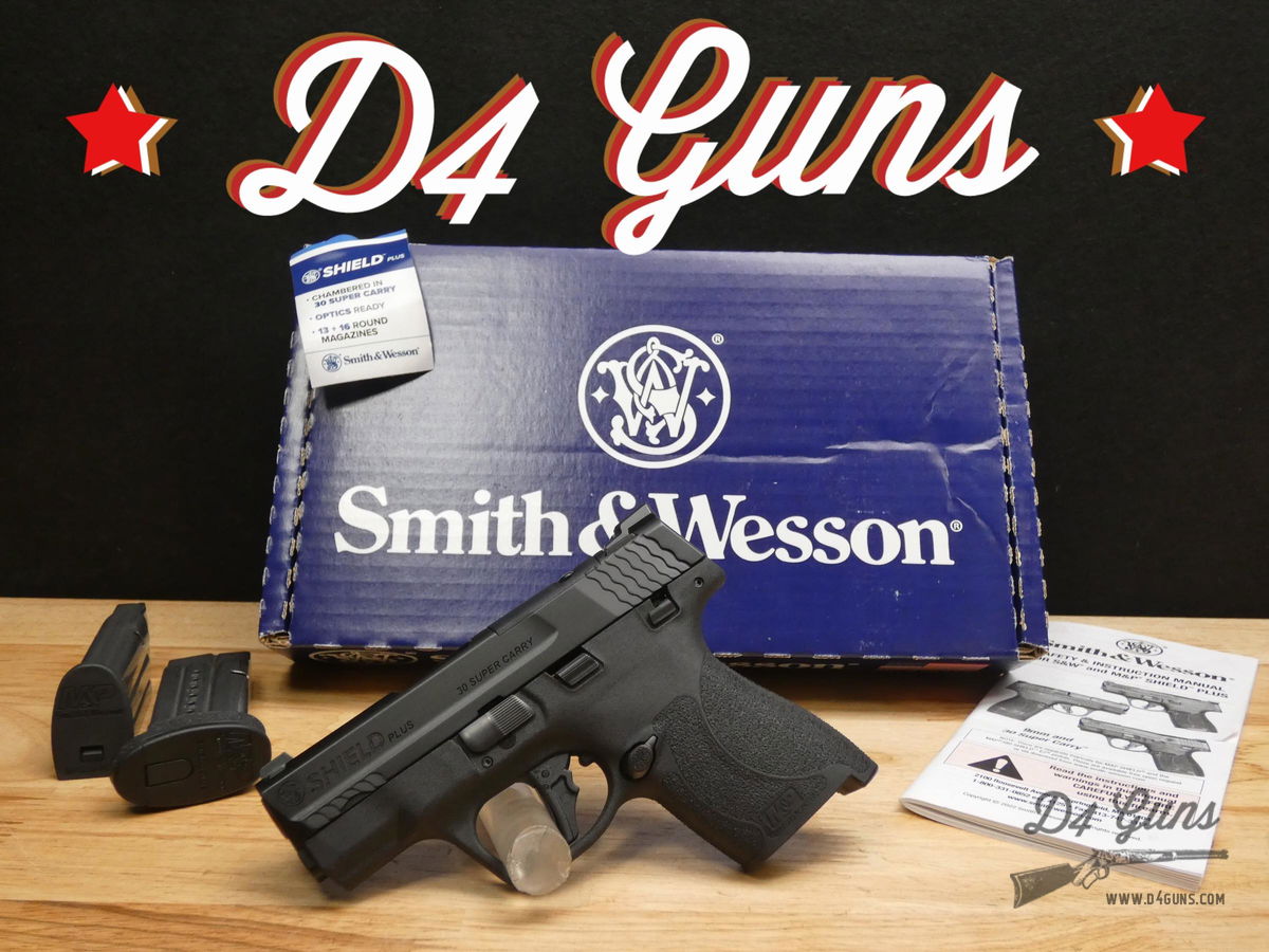 Smith & Wesson Shield Plus - 30 Super Carry - .30SC - S&W - OG Box ...