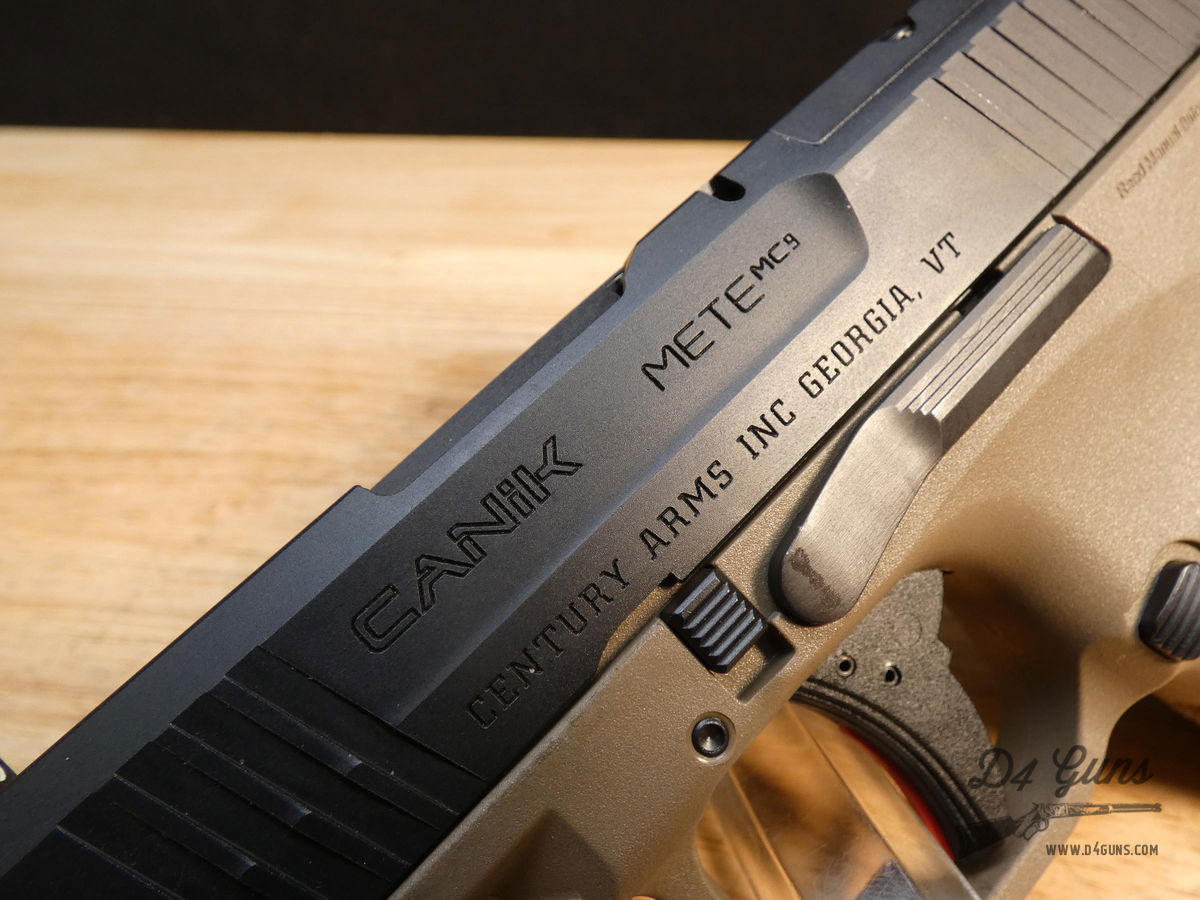 Canik Mete MC9 - 9mm - Optic Cut - w/ MANY XTRAS - Coyote Tan Two Tone ...