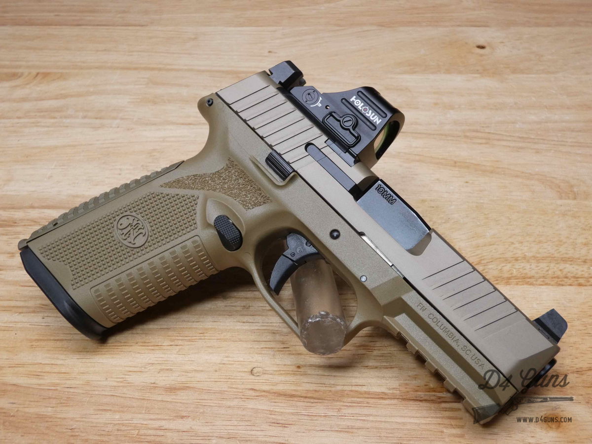 FN 510 MRD - 10mm Auto - FN510 FDE w/ Holosun 407C - OG Box & MORE - C ...