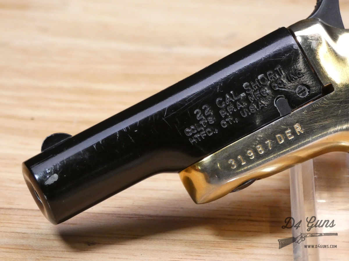 Colt No. 4 Lord Derringers Set Consecutive SNs - .22 Short - w/ Velvet ...