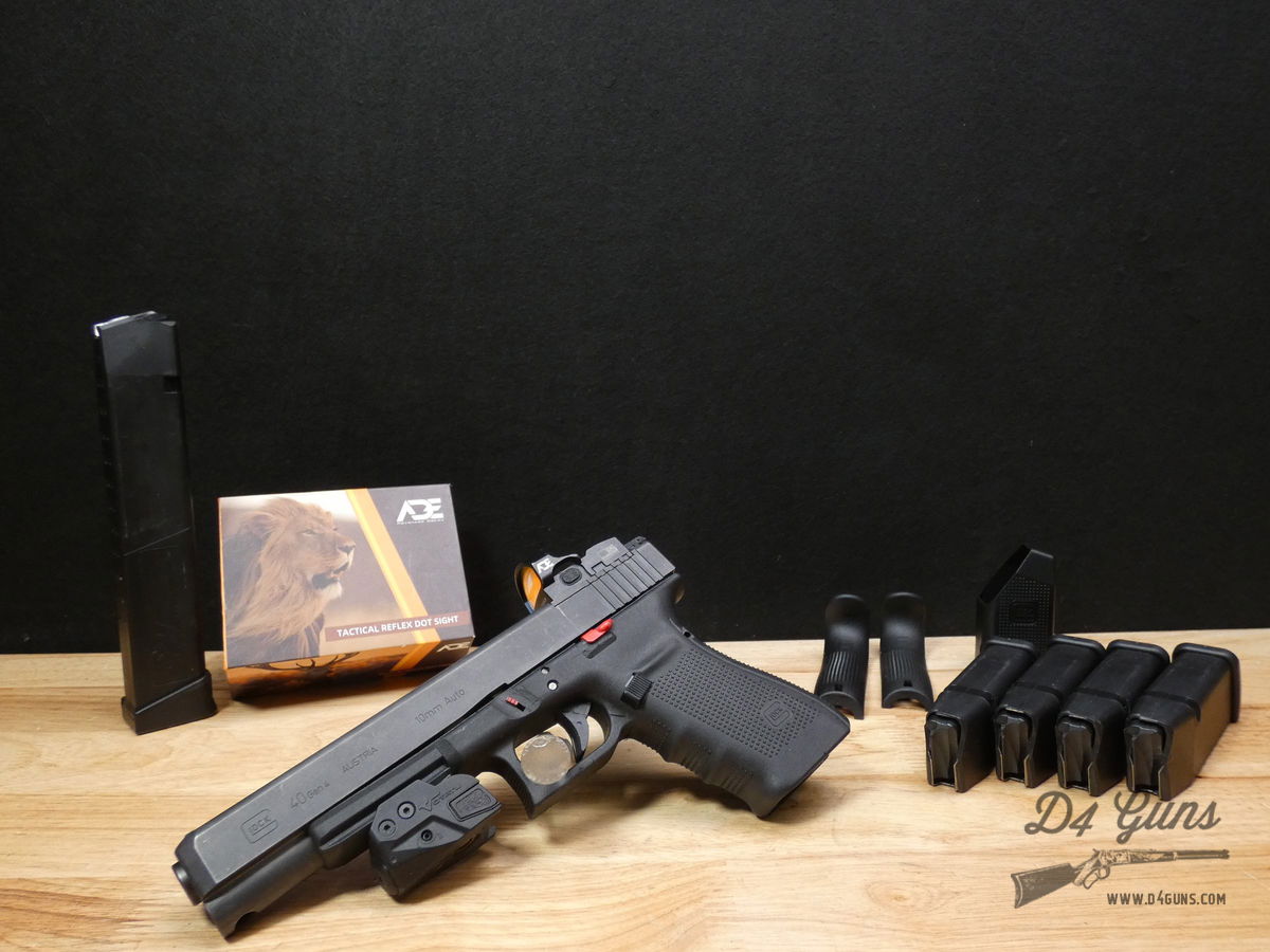 Glock 40 Gen 4 MOS - 10mm - ADE Reflex - Votatu - G40 - Austria - 5 ...