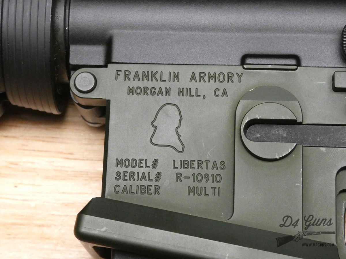Franklin Armory Libertas - 7.62x39 - AR15 - AR-15 - AR-47 - FA - OD ...