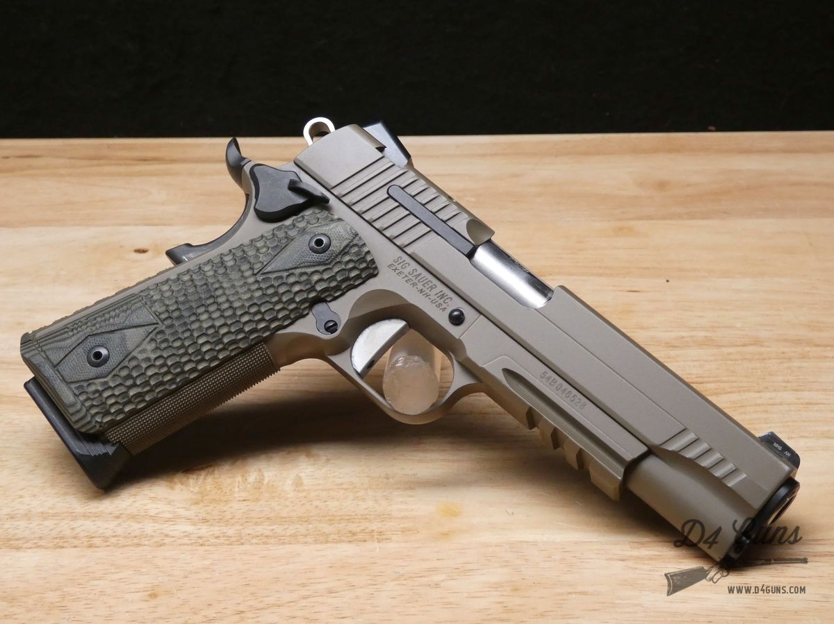 Sig Sauer 1911 Scorpion - .45 ACP - FDE - M1911 - SCPN - 1911R - Hogue - Semi Auto Pistols at ...