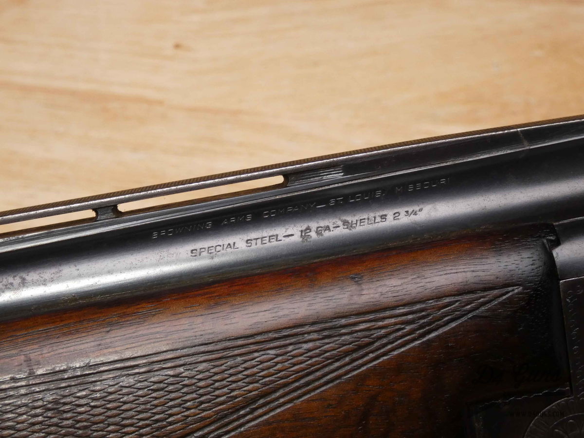 FN Browning Superposed - 12 Gauge - MFG 1952 - Vent Rib & Round Knob ...