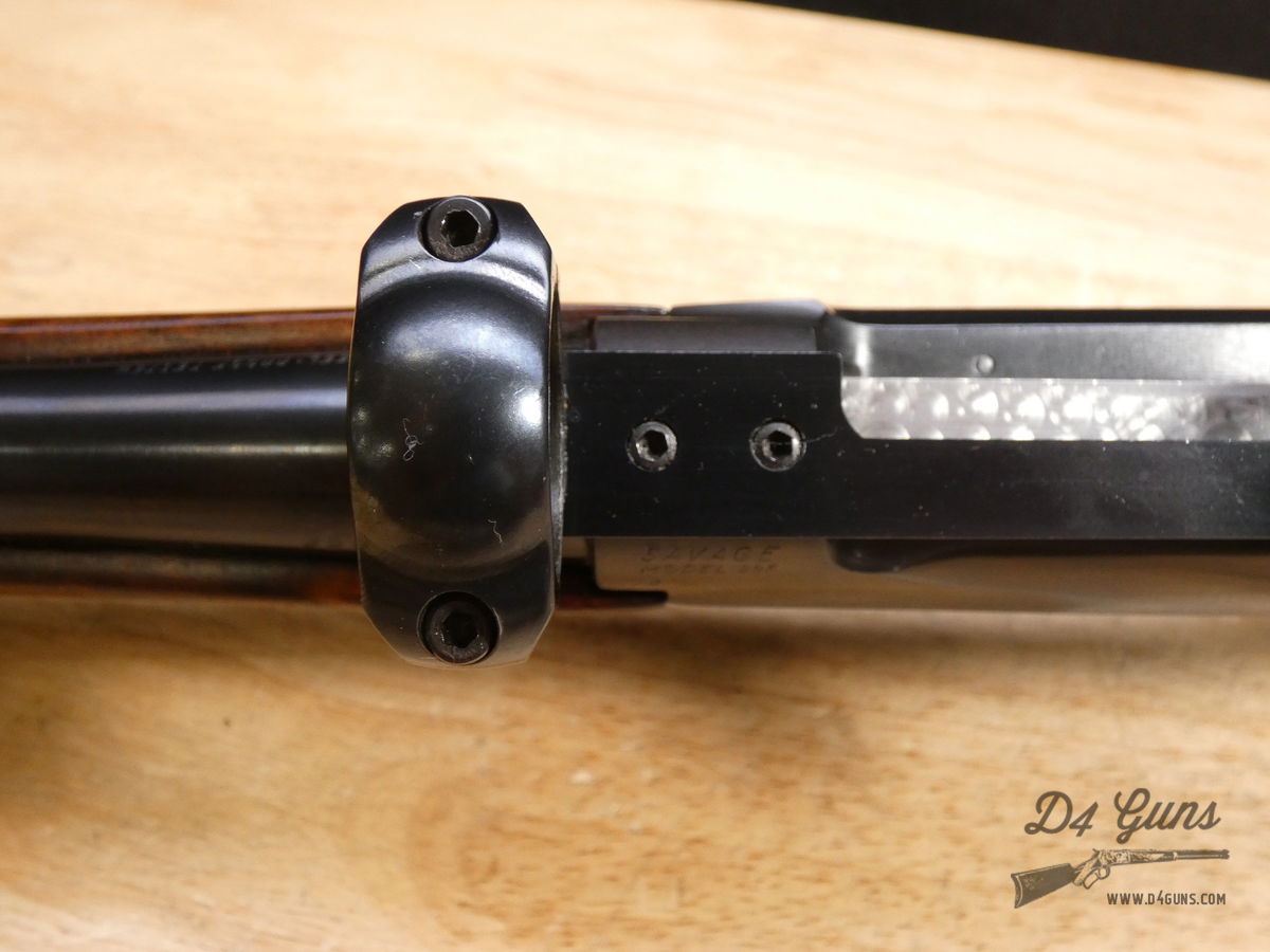 Savage Model 99F - .358 WIN - 1967 - 99 - Lever Action - Scope Rings ...