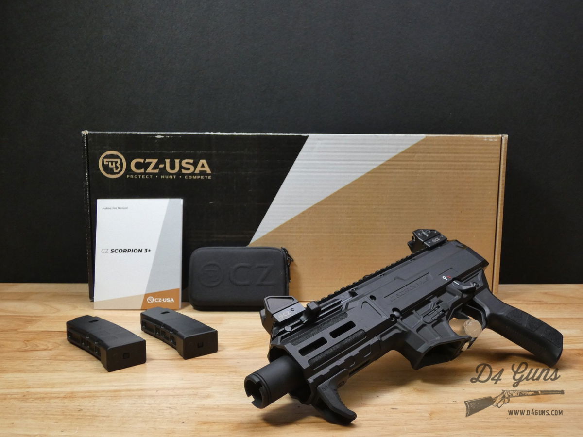 CZ Scorpion 3 Plus Micro - 9mm - XLNT w/ OG Box & MORE - PCC - 3+ - C ...