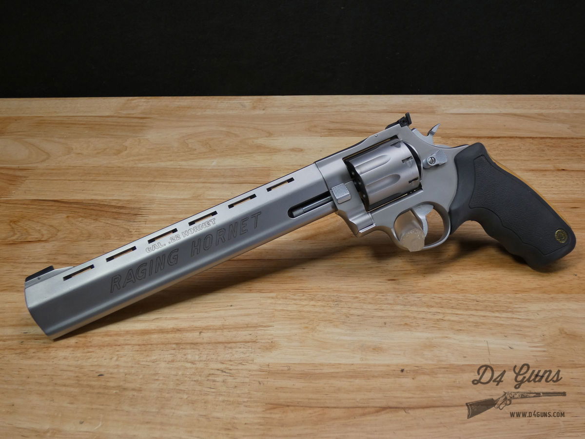 Taurus 22H Raging Hornet - .22 Hornet - Stainless Wheel Gun - Scope ...
