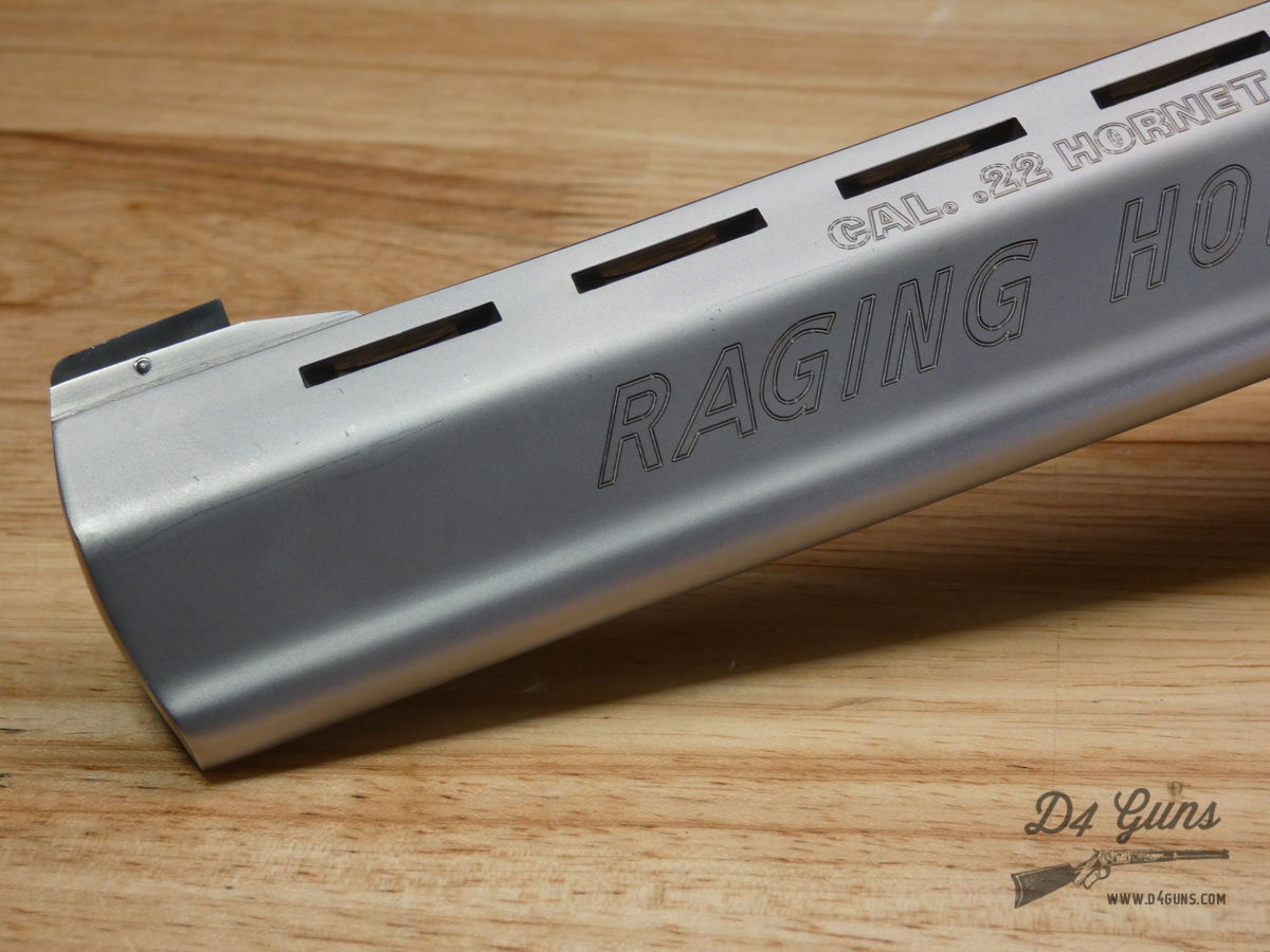 Taurus 22H Raging Hornet - .22 Hornet - Stainless Wheel Gun - Scope ...