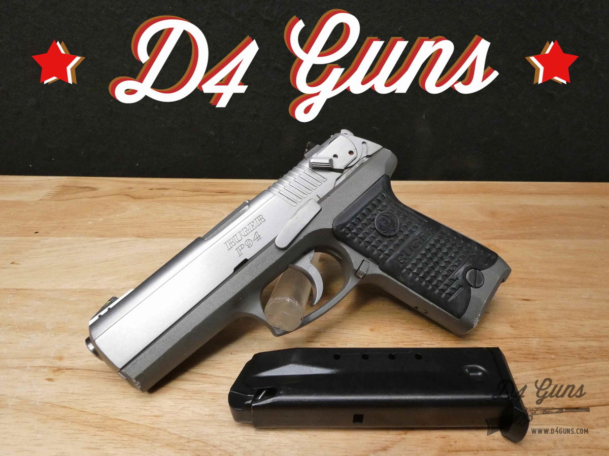 Ruger P94 Stainless - .40 S&W - MFG 2000 - P-94 - DA/SA - Classic P ...