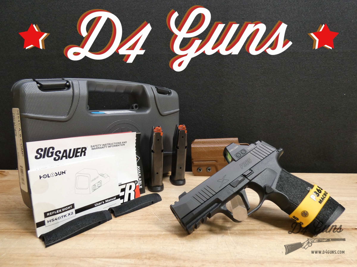 Sig Sauer P365X Macro Comp - 9mm - XMACRO - 365 - Holosun - XTRAS ...