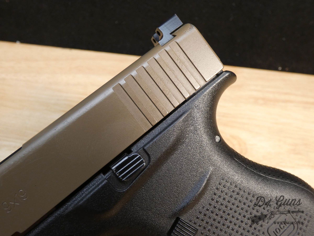 Glock 43 - 9mm - G43 - CCW w/ Mags - Conceal Carry Pistol w/ FDE Slide ...