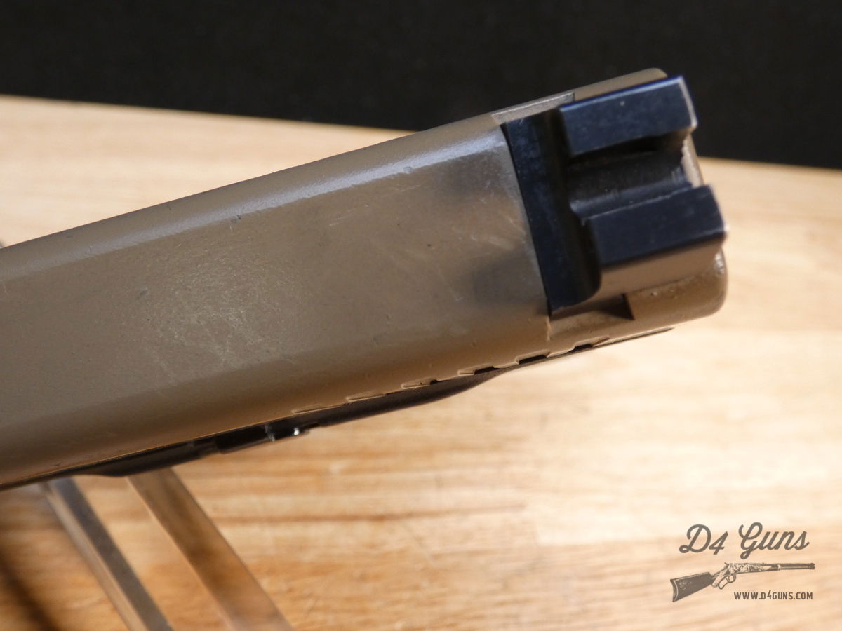 Glock 43 - 9mm - G43 - CCW w/ Mags - Conceal Carry Pistol w/ FDE Slide ...