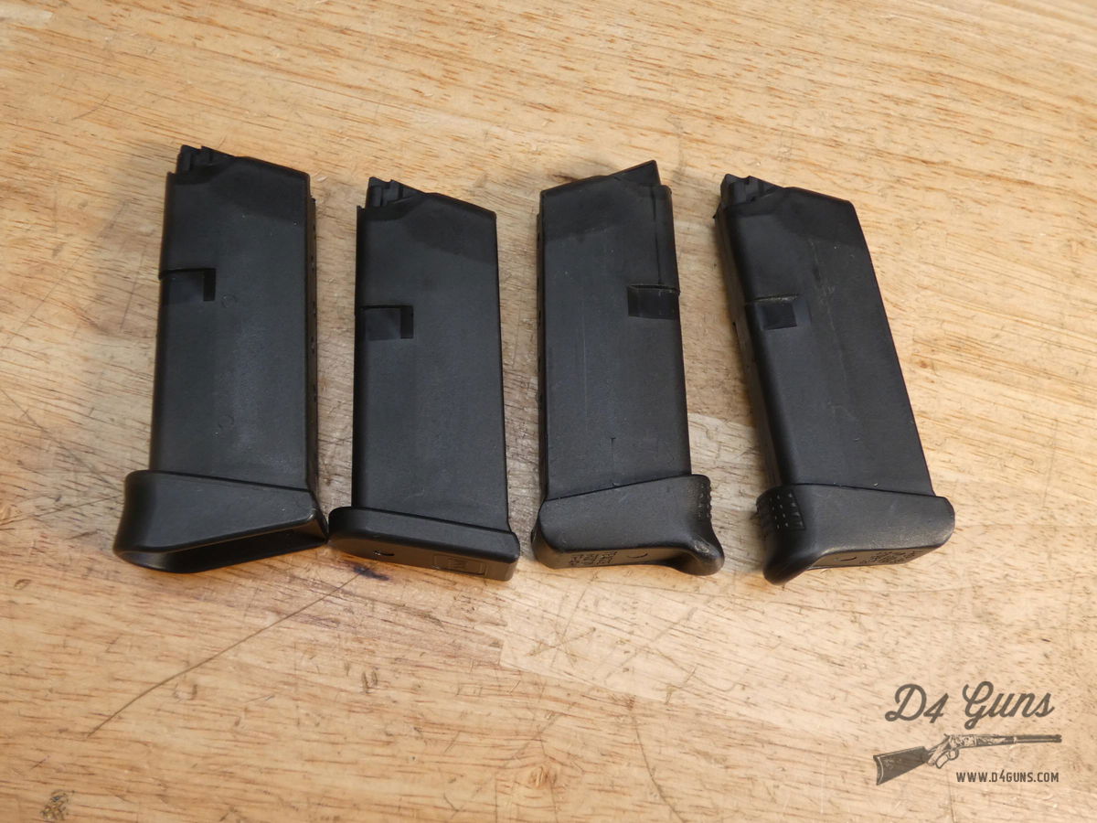 Glock 43 - 9mm - G43 - CCW w/ Mags - Conceal Carry Pistol w/ FDE Slide ...