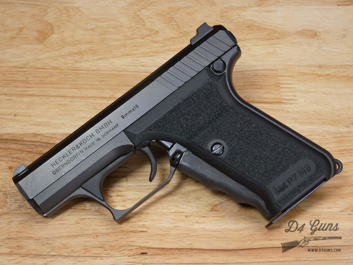HK P7 M8 - 9mm - P7M8 - H&K CCW - Heckler & Koch - 1995 - OG Case - 2 ...