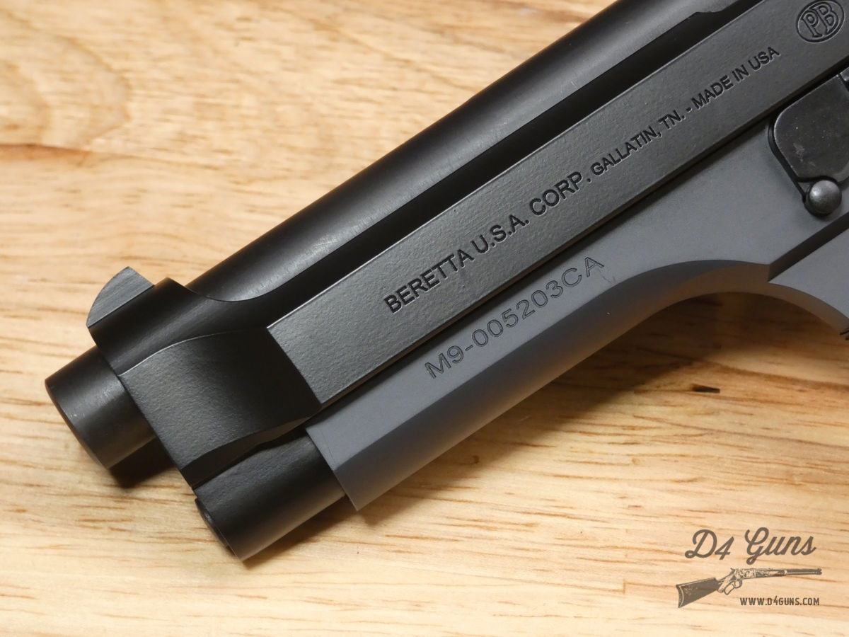 Beretta M9 Commercial - 9mm - 92 - MFG 2021 - 92FS - Xtra Slide Optic ...