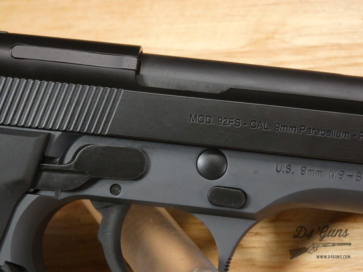 Beretta M9 Commercial - 9mm - 92 - MFG 2021 - 92FS - Xtra Slide Optic ...