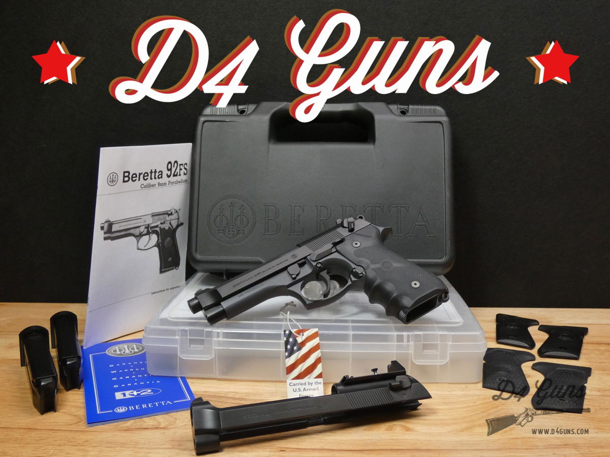 Beretta M9 Commercial - 9mm - 92 - MFG 2021 - 92FS - Xtra Slide Optic ...