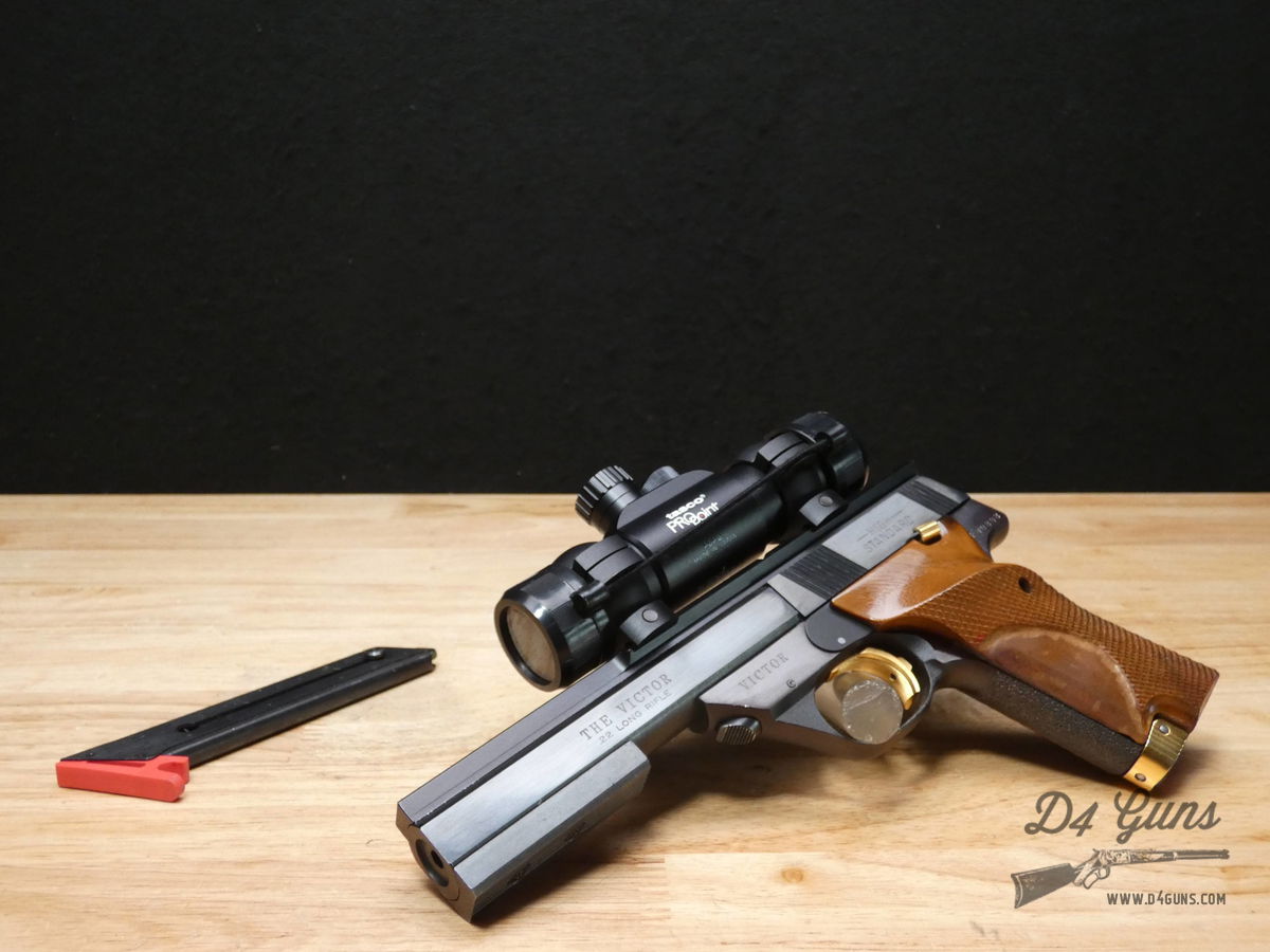 High Standard The Victor - .22 LR - XLNT Target Pistol w/ Red Dot - C ...