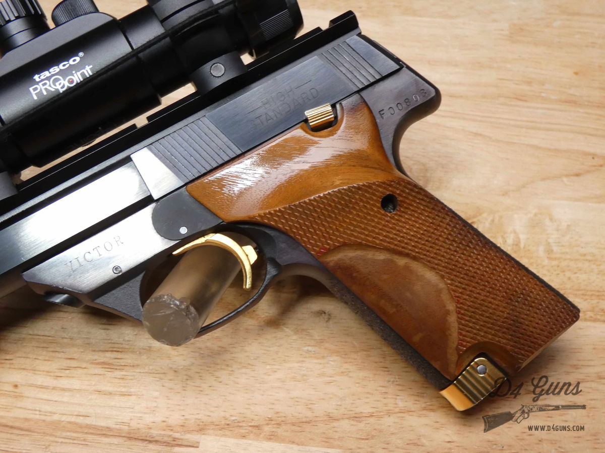 High Standard The Victor - .22 LR - XLNT Target Pistol w/ Red Dot - C ...