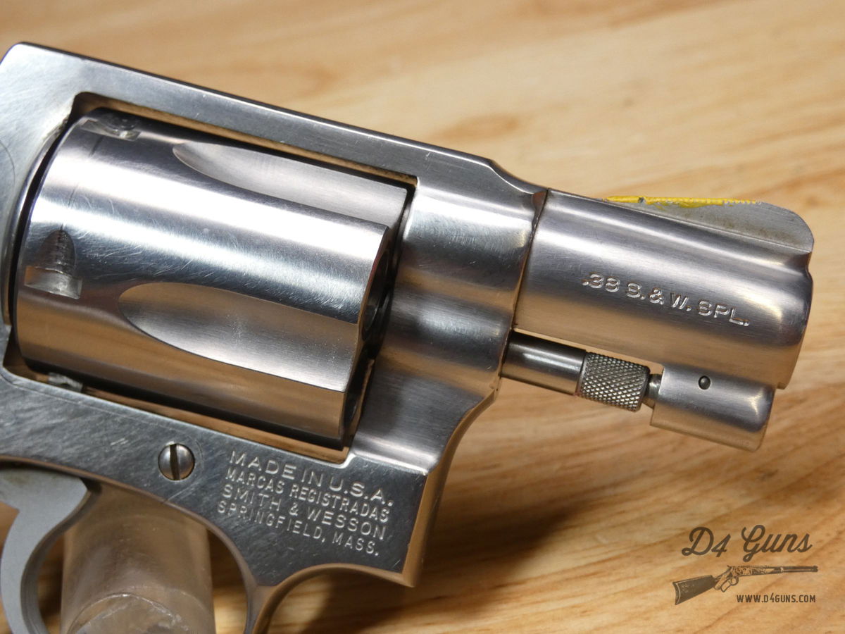 Smith & Wesson Model 60 - .38 SPL - S&W NO Dash - Stainless - Pre-lock ...