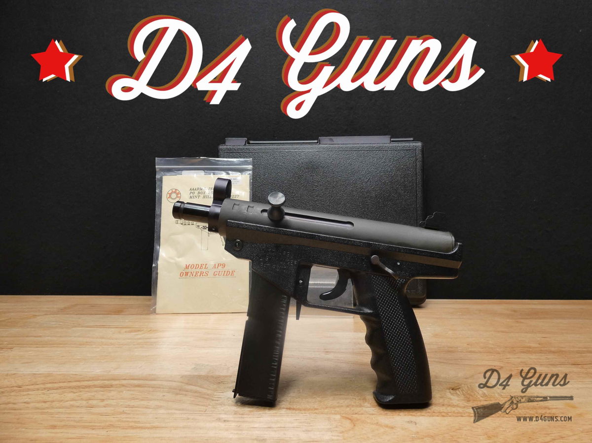 AA Arms Model AP9 - 9mm - Tec9 - w/ Case & Mag - Tec-9 - Sub Gun - Semi ...