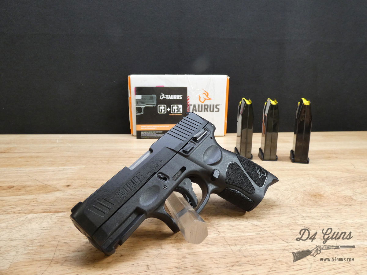 Taurus G3c - 9mm - w/ 3 Mags + OG Box - Everyday Conceal Carry - CCW ...
