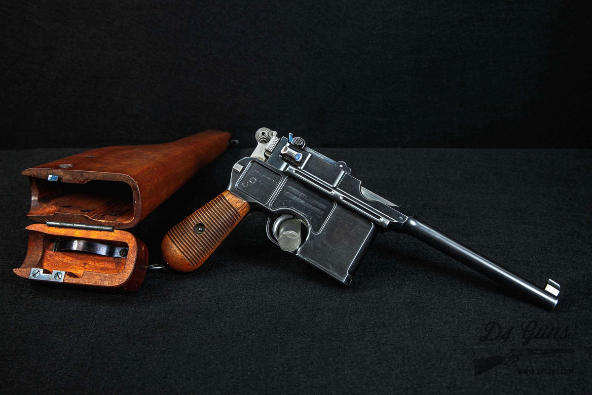 SCARCE ALL MATCHING Mauser C96 Commercial Broomhandle - 7.63x25mm ...