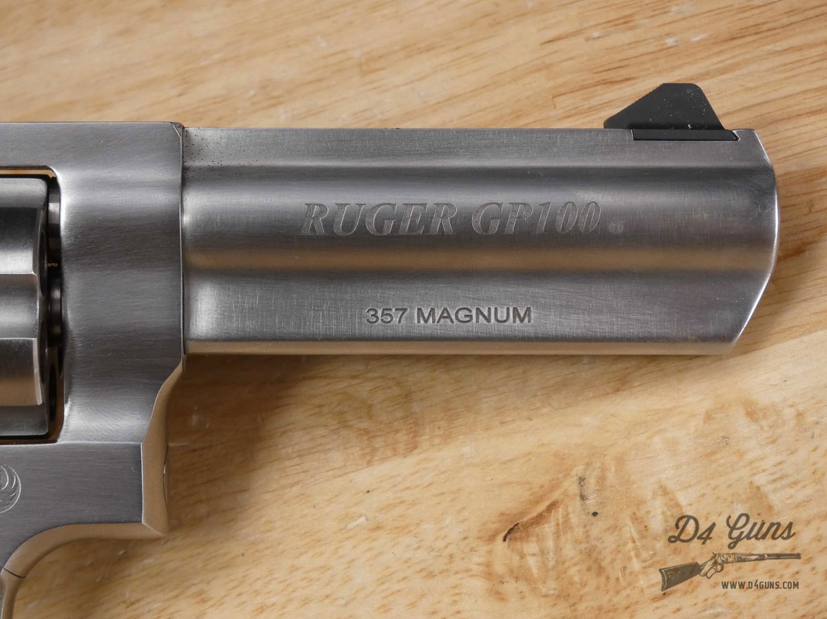 Ruger GP100 - .357 Mag - Mfg. 2019 - Stainless - Magnum - SA/DA - LNIB ...