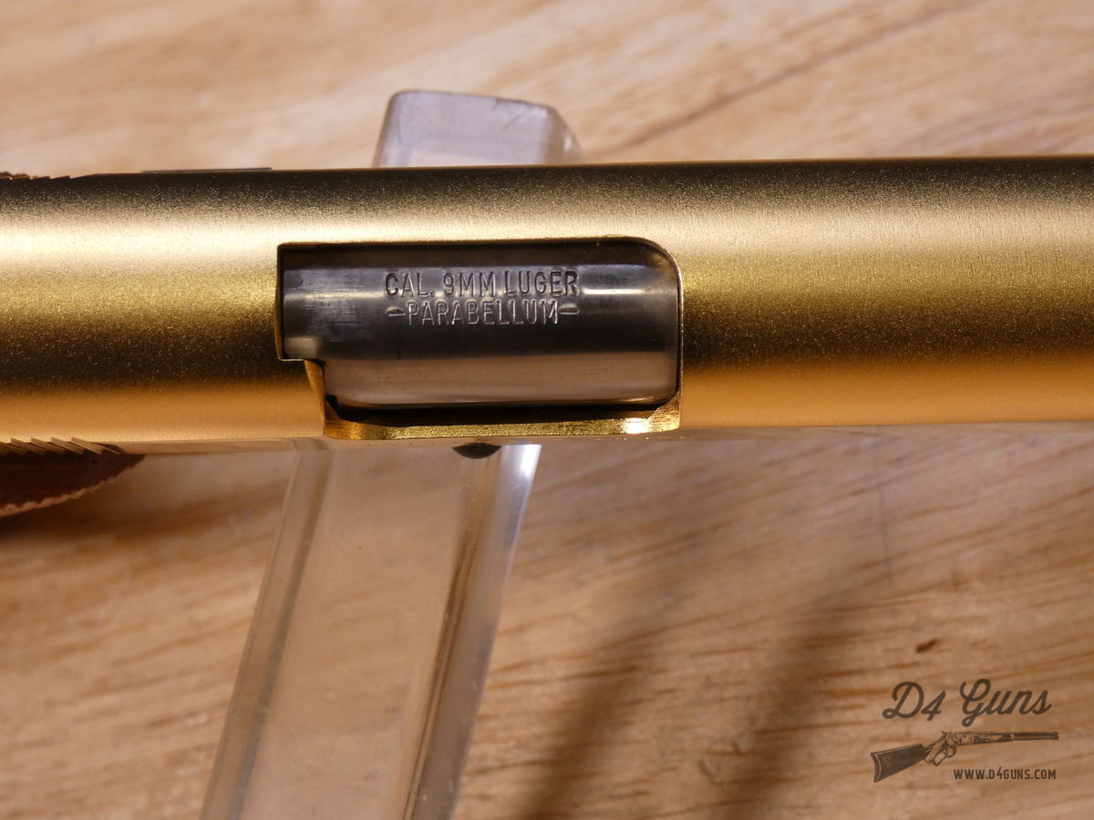 GOLD PLATED Colt MKIV Series 80 Government Model 1911 - 9mm - 1983 ...