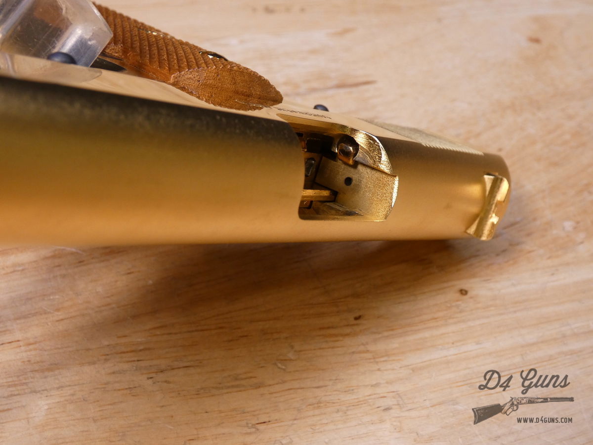 GOLD PLATED Colt MKIV Series 80 Government Model 1911 - 9mm - 1983 ...