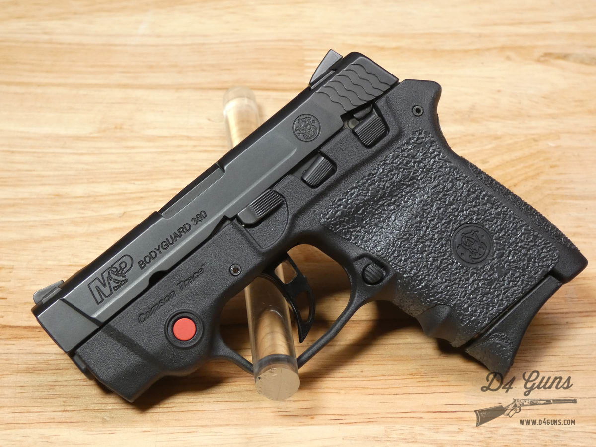 Smith & Wesson Bodyguard 380 - .380 ACP - S&W BG380 w/ Crimson Trace ...