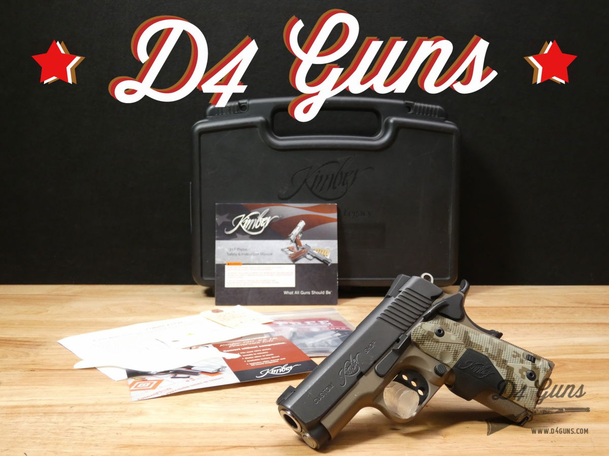 Kimber Ultra Covert II 1911 - .45 ACP - Camo FDE - w/ Crimson Trace ...