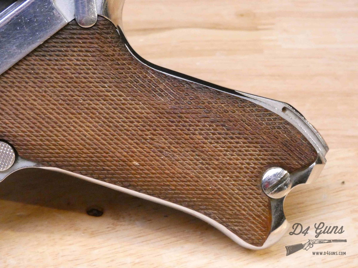 MATCHING Mauser P.08 Luger 42 - 9mm - Mfg. 1940 - WWII Stamps - Chrome ...