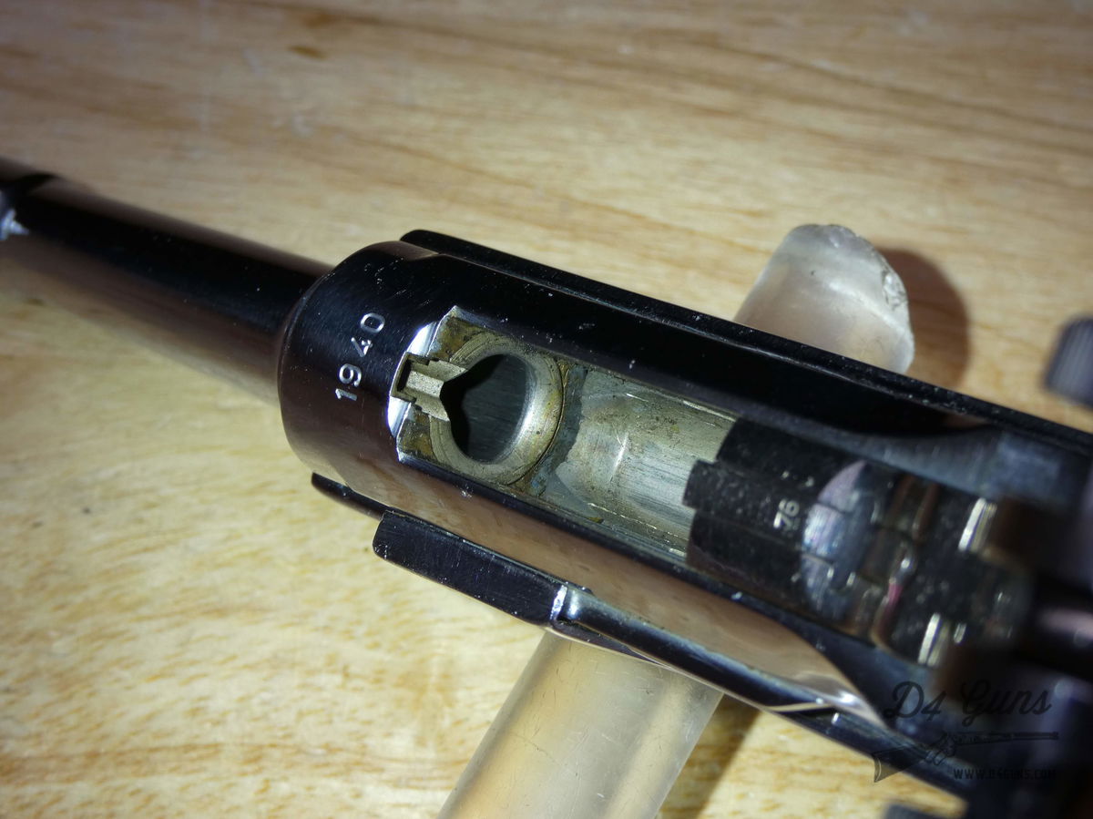 MATCHING Mauser P.08 Luger 42 - 9mm - Mfg. 1940 - WWII Stamps - Chrome ...