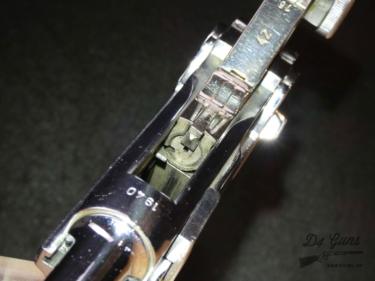 MATCHING Mauser P.08 Luger 42 - 9mm - Mfg. 1940 - WWII Stamps - Chrome ...