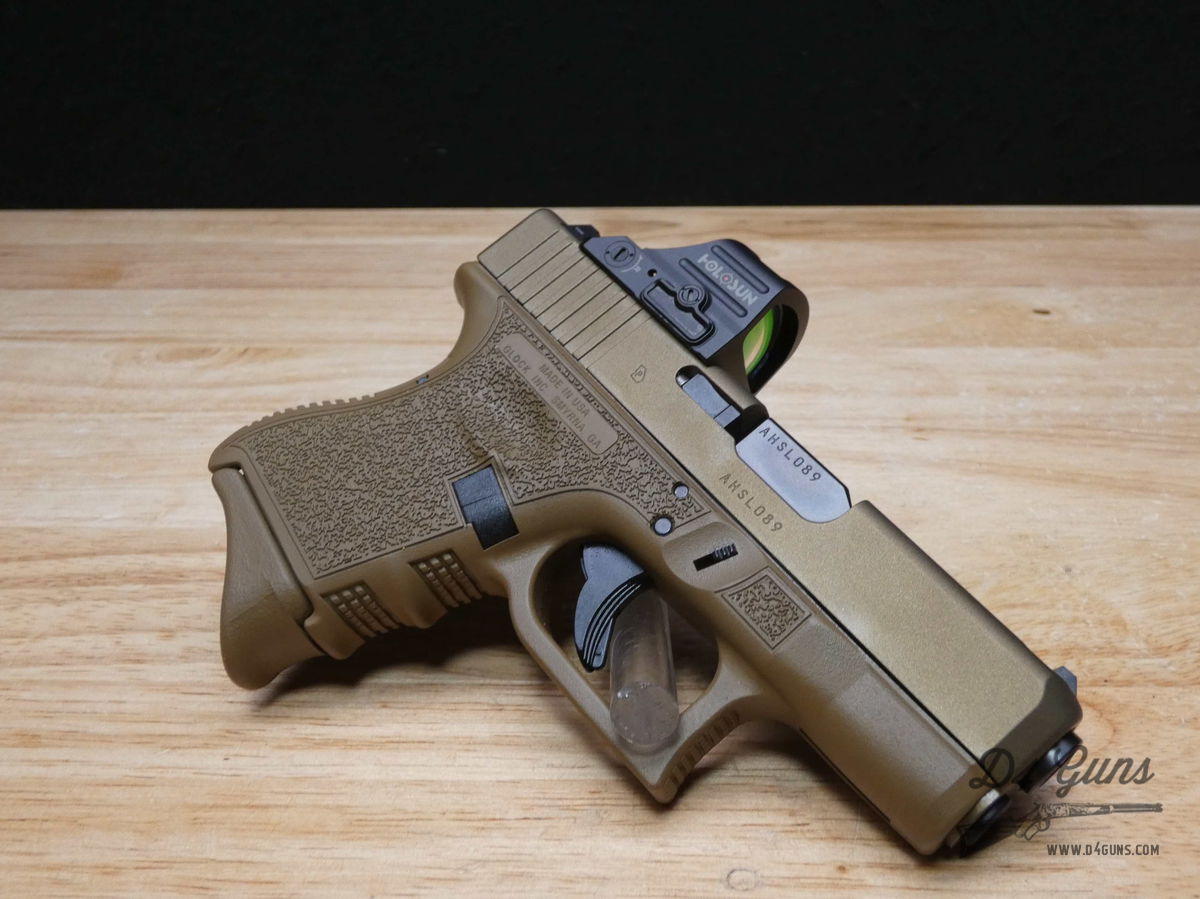 Shark Coast Tactical Glock 28 MOS - .380 ACP - XLNT w/ Holosun - G28 ...