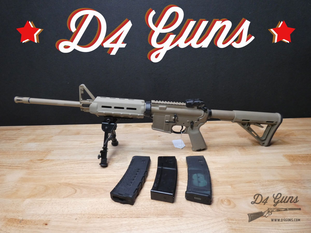 Ruger AR-556 - 5.56 NATO - AR556 - AR 556 - AR-15 - W/3 Mags - FDE ...