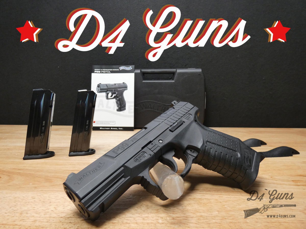 Walther P99 AS - 9mm - MFG 2023 - Striker Fire w/ De-Cocker - S&W P99AS ...