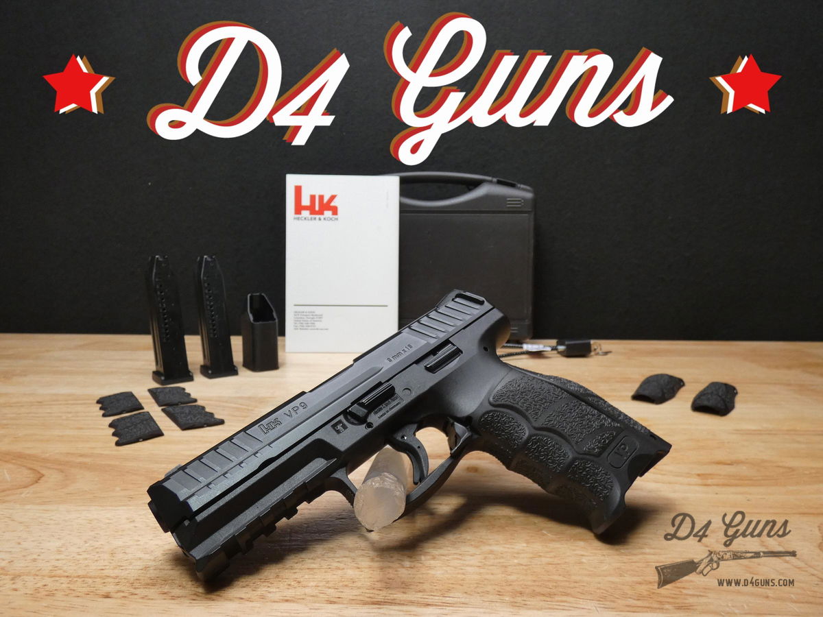 HK VP9 - 9mm - Heckler & Koch - w/ OG Case & Mags - H&K - Semi Auto ...