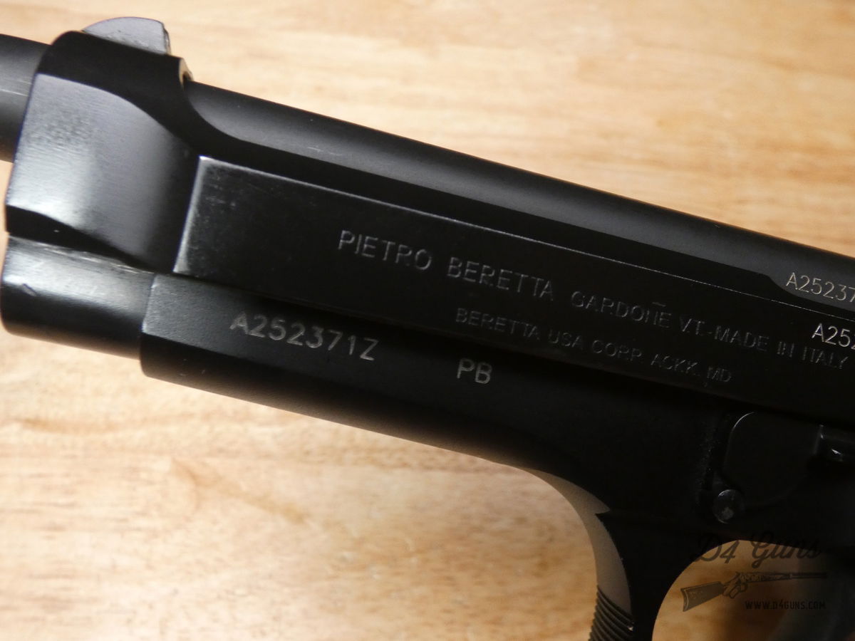 Beretta 92FS - 9mm - w/ Mags - 92 - M9 - DA/SA - DeCocker - Semi Auto ...