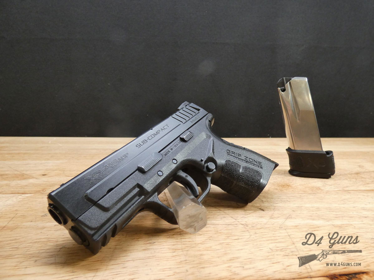 Springfield XD-45 Sub-Compact Mod. 2 - .45 ACP - XD45 SC - XD 45 CCW ...