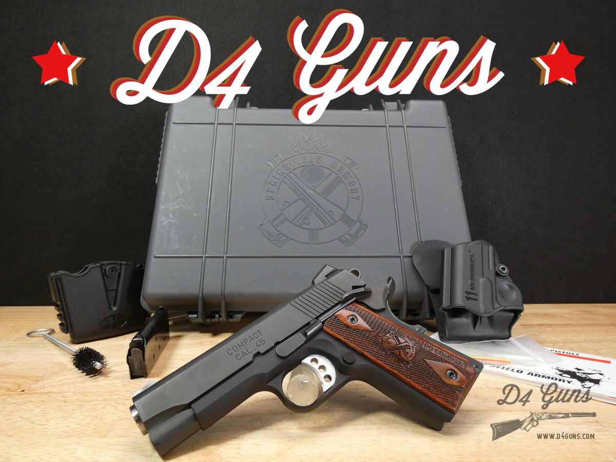 SCARCE Springfield 1911 Range Officer Compact LW - .45 ACP - 45 Auto ...
