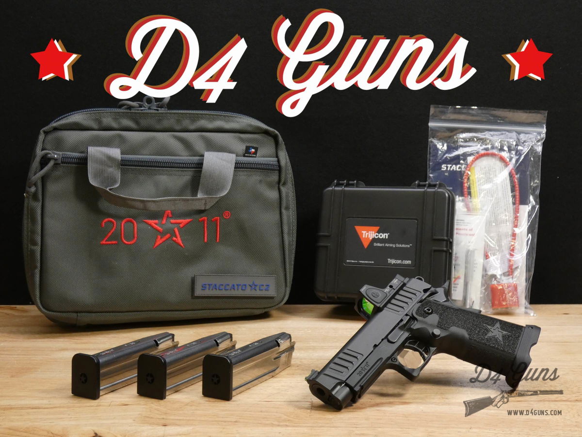 LIMITED EDITION Staccato C2 2011 - 9mm - Full Size - STI - w/ Trijicon ...