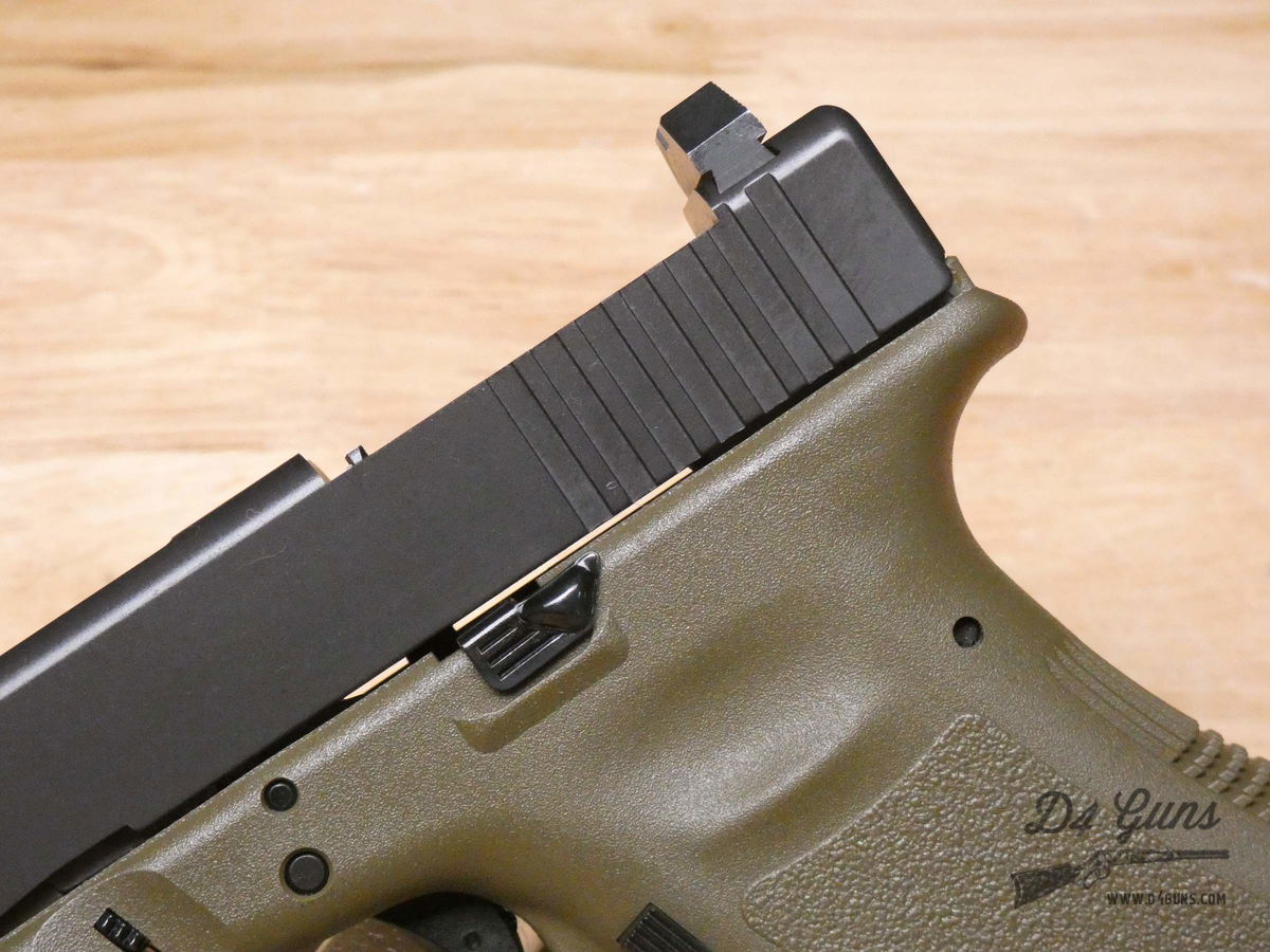 Glock 34 Gen3 OD Green - 9mm - G34 Gen 3 - Austria - MOS - Optics Ready ...
