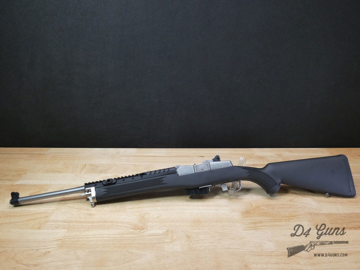 Ruger Mini-14 Ranch Rifle Stainless - 5.56 NATO - Mini 14 Synthetic ...